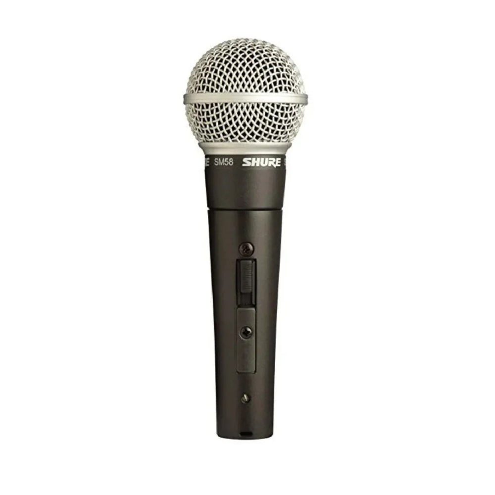 Shure SM58S Cardioid Dynamic Vocal Microphone with On/Off Switch– Badie Studio & Stores